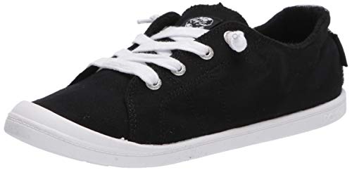 Roxy Women's Bayshore Slip ON Shoe Sneaker, Black/Anthracite 20, 11