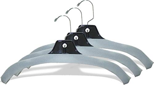 The Great American Hanger Company White Foam Hanger Covers, Box of 100 Non-Slip Protective Cover for Standard Sized Hangers