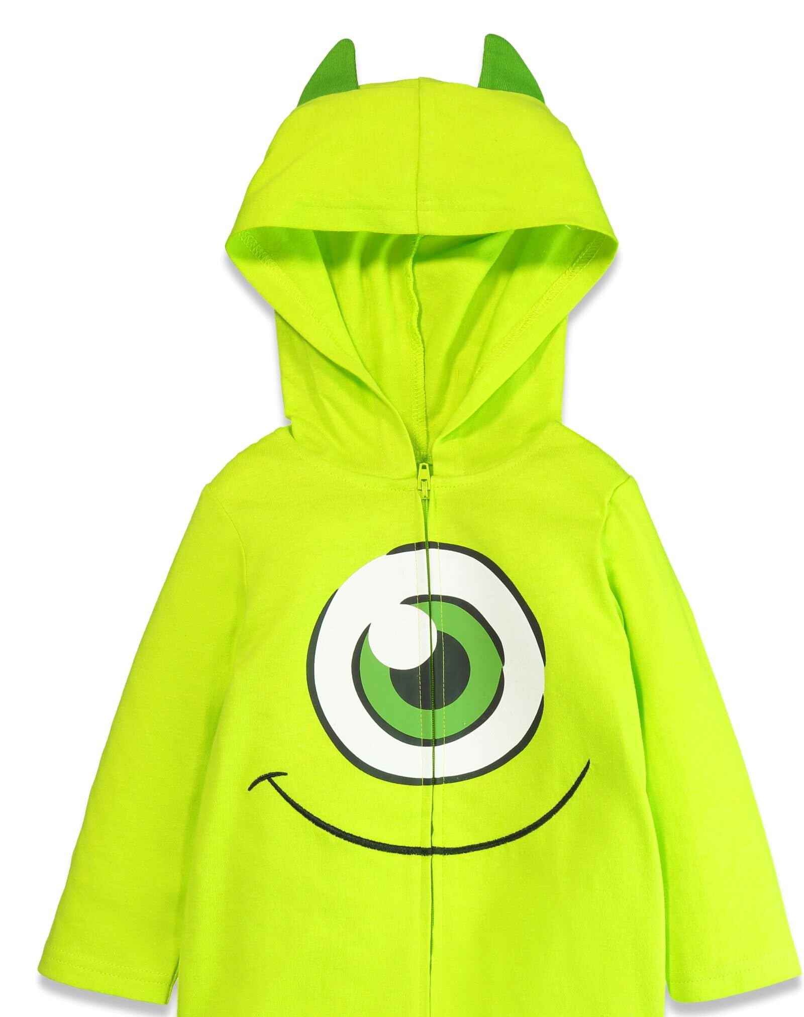 Disney Pixar Monsters Inc. Mike Wazowski Infant Baby Boys Cosplay Fur Coverall 18 Months