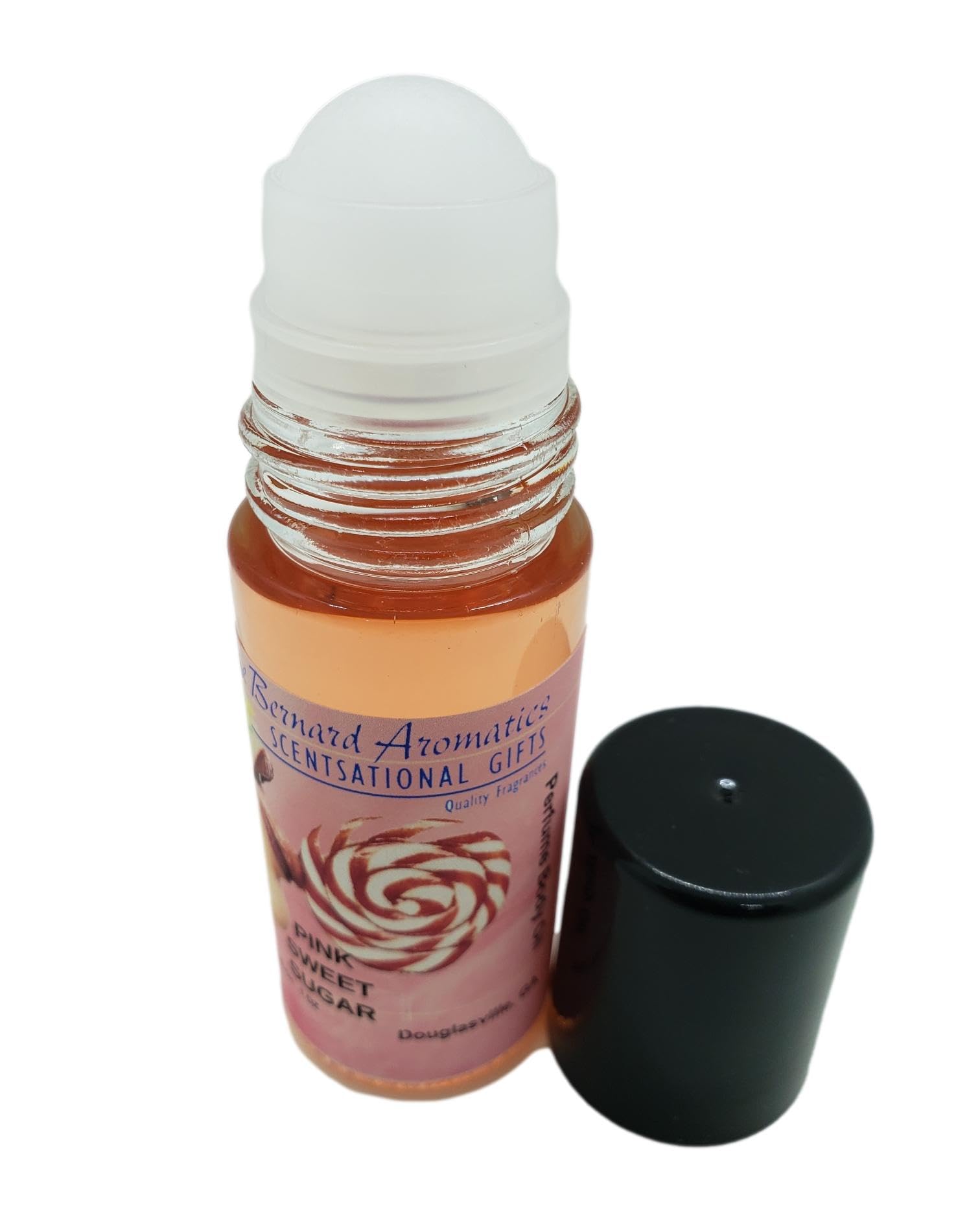 Jane Bernard Perfume Body oil for Women | PINK SWEET SUGAR | 30ml (1 oz glass roll on) | Skin Safe | Pure | Handcrafted and Sweetly Alluring.