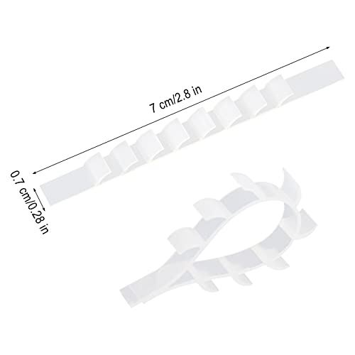 Clear Non Slip Rubber Hanger Grips, Clothes Hanger Strips Adhesive Clothes Hanger Grippers for Clothes Hangers(200 Pcs)