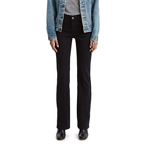 Levi's Women's Classic Bootcut Jeans Pants, -soft black, 31 (US 12) R