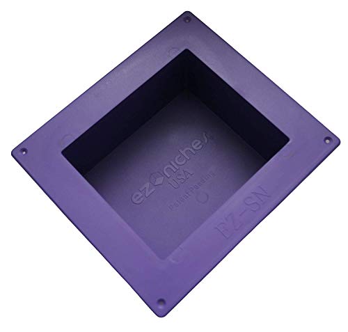 Ez-niches - USA - Ezsn - Footrest - 8in X 7in - Made To Tile - Recessed Tile Wall Shampoo Soap Niche Footrest