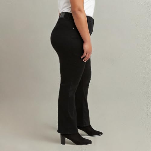Levi's Women's 724 High Rise Straight Jeans, Soft Black, 31 (US 12) R