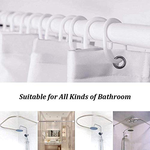 4Pcs Halloween Ends Shower Curtain Set with Non-Slip Rugs, Toilet Lid Cover and Bath Mat, Halloween Michael Myers Bathroom Decor Sets with 12 Hooks 70.9 X 70.9 Inches
