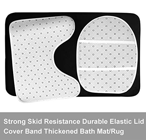 4Pcs Halloween Ends Shower Curtain Set with Non-Slip Rugs, Toilet Lid Cover and Bath Mat, Halloween Michael Myers Bathroom Decor Sets with 12 Hooks 70.9 X 70.9 Inches