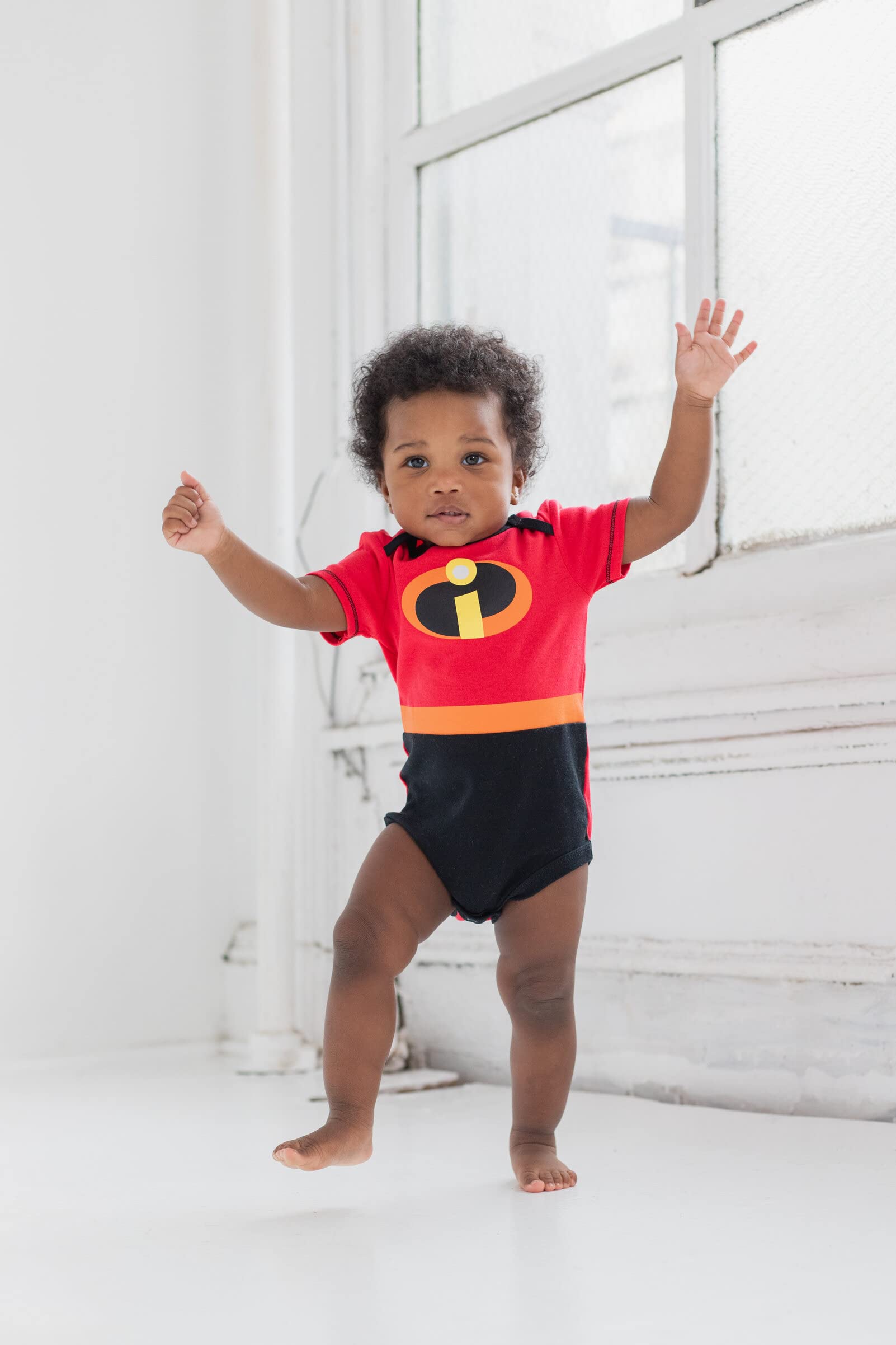 Disney Pixar Newborn Baby Boys 5 Pack Bodysuits 3-6 Months