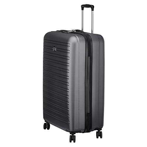 Delsey Adults-Unisex's Hand Luggage, Grey, L (76 cm-105 L) New