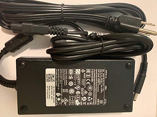 Dell 180W AC Adapter for Precision 7520, Alienware 15 R4, Alienware 17 R5, G7 15 (7588), G3 15 (3579) G3 17 (3779), G5 15 (5587), Inspiron 15 7000 Series (7577), Alienware M15, NDFTY, 450-AGCU, 45G4G