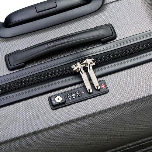 Delsey Paris SEGUR 2.0 Hand Luggage, 70 cm, 81.6 liters, Grey (Gris)