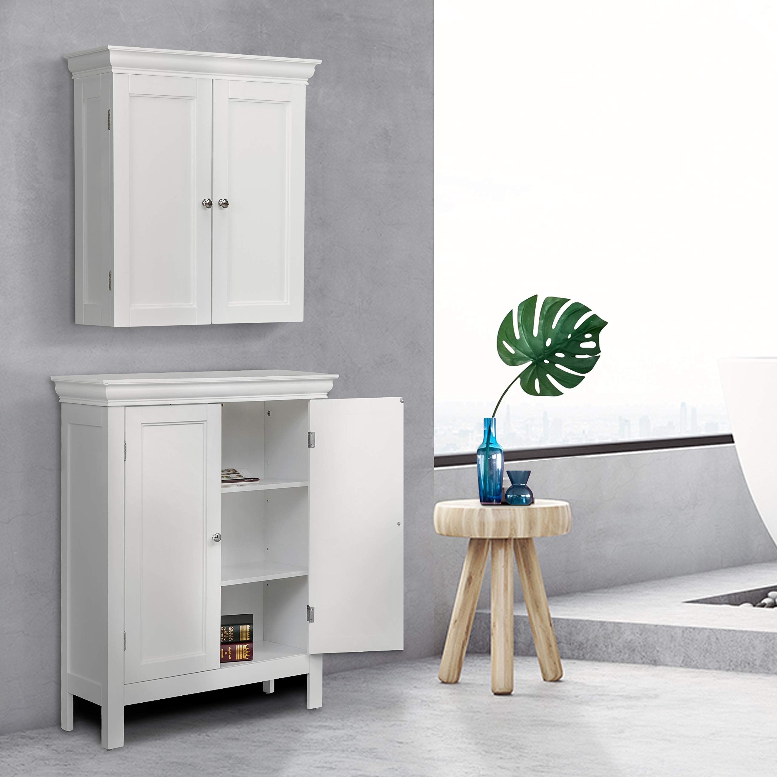 Teamson Home Stratford 22.25 in. x 24 in. Removable Wall Cabinet
