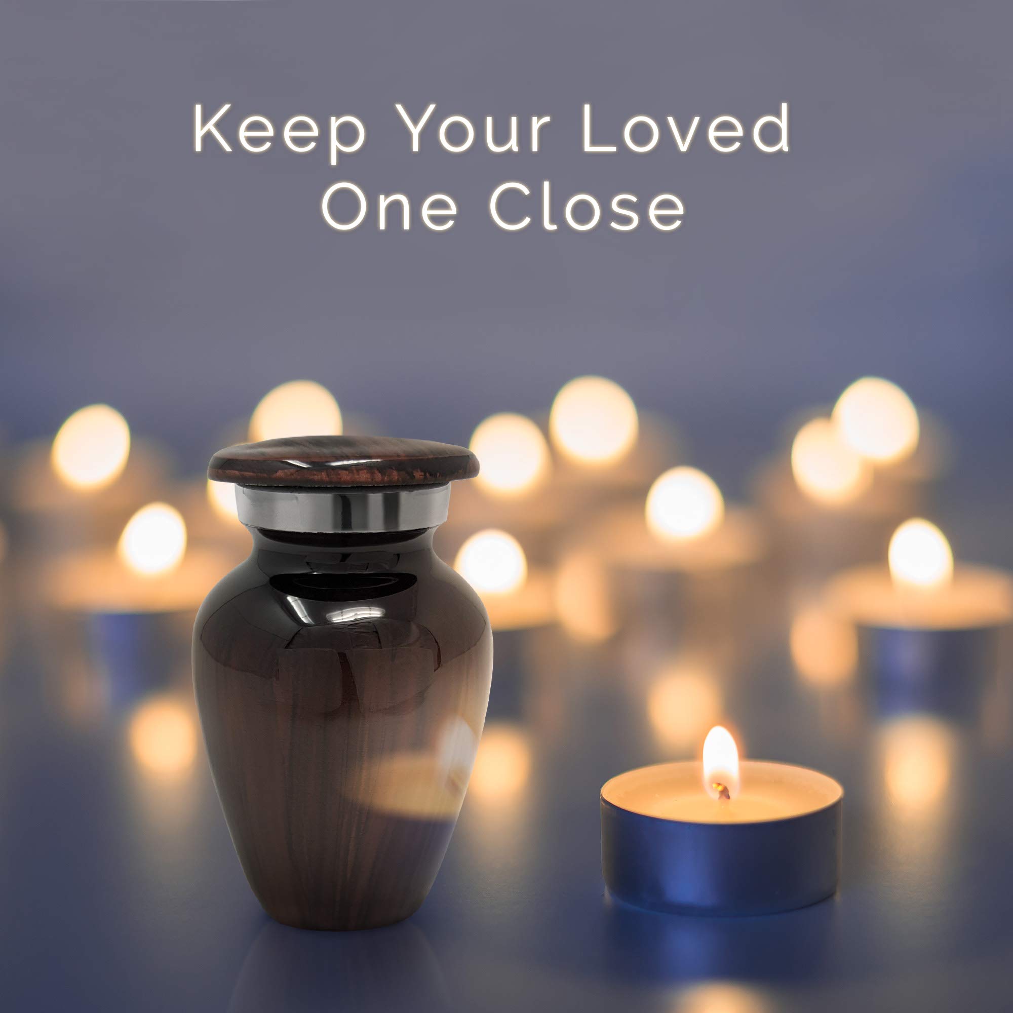 Small Cremation Urn for Human Ashes Keepsake - Miniature Memorial Urns for Ashes, Personal Cremation Keepsake for Ashes, Mini Ash Holder, Elegant Tribute for Loved Ones, Compact Memorial Container