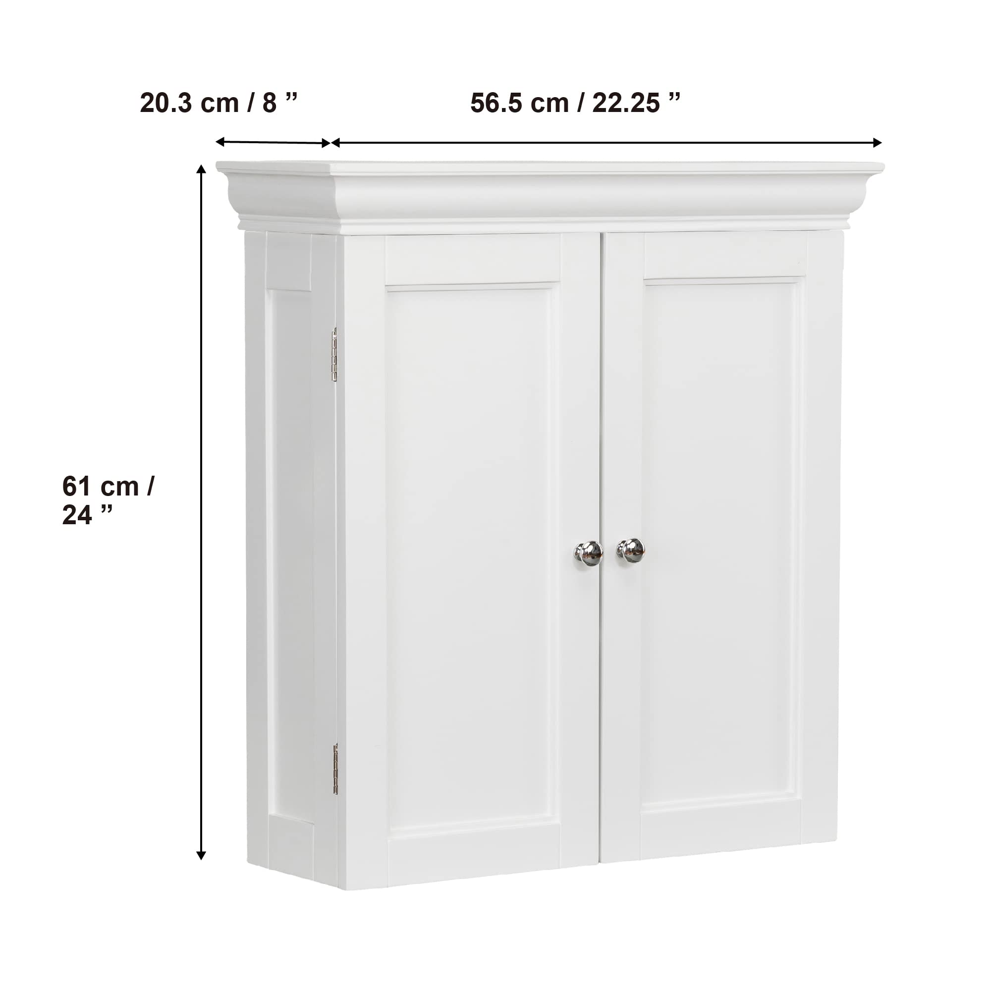 Teamson Home Stratford 22.25 in. x 24 in. Removable Wall Cabinet