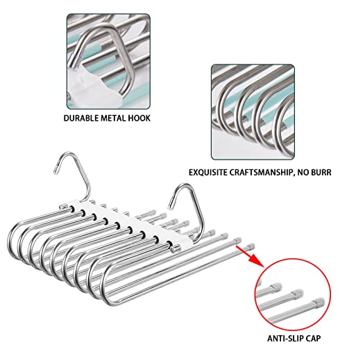 Non Slip Stainless Steel Multifunctional Pants Rack 1 Pack
