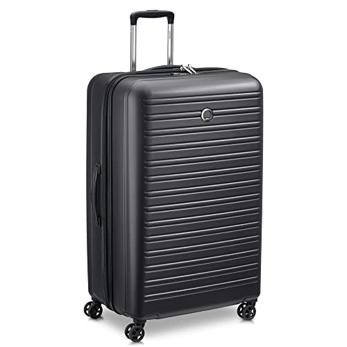 Delsey Paris Adults-Unisex's Hand Luggage, Black, XL (80 cm-109 L) New