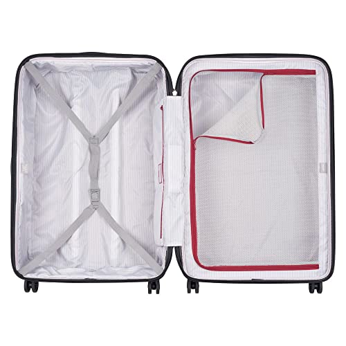 Delsey Paris Adults-Unisex's Hand Luggage, Black, XL (80 cm-109 L) New