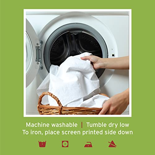 RubiaRojo Holiday Kitchen Towel β Merry Christmas Ya Filthy Animal β White Flour Sack Hand Towel