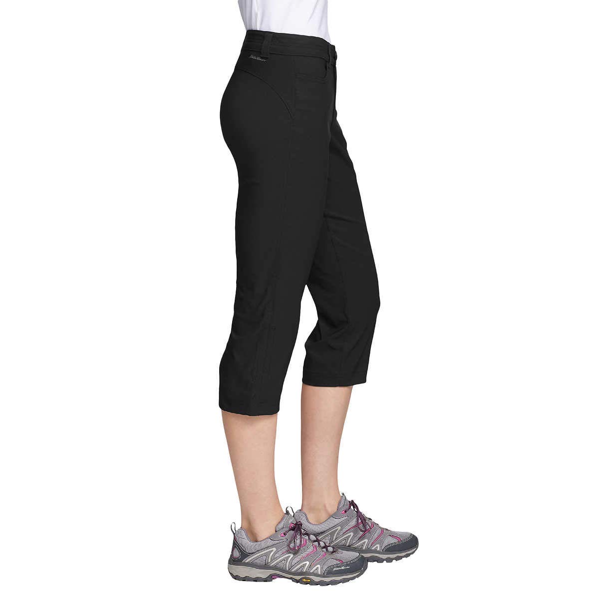 Eddie Bauer Ladies' Rainier Capri (Black, 12)