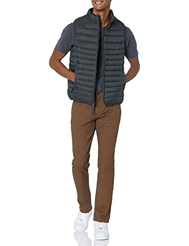 Amazon Essentials Men's Slim-Fit Pants, 5-Pocket Stretch Twill Design, Brown, 30W x 32L