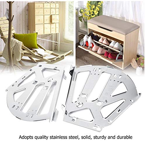 BTER Shoe Rack with Doors, Enclosed Shoe Rack, Sturdy Shoe Rack for Doors Durable Shoe Storage Solid Cabinet Hinge Screws Anti-Rust Hanging Shoe Organizer(Three Layers)