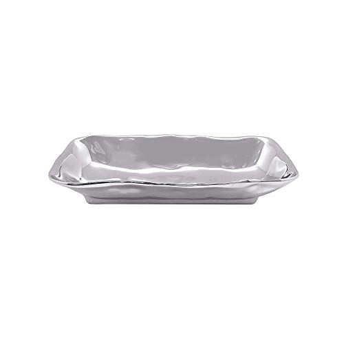 MARIPOSA Tray Shimmer Cracker Caddy, Silver