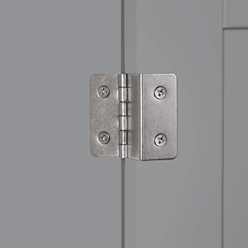 RiverRidge Ashland Single Door Wall, Gray Cabinet