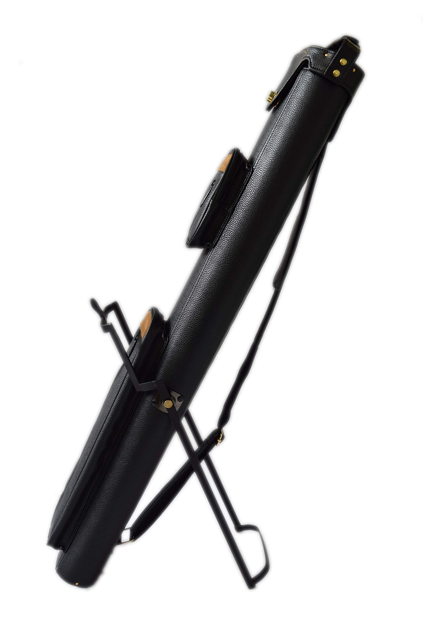 2x4 Hard Pool Cue Case 2B4S Billiard Stick Carrying Cue Case with Stand (03)