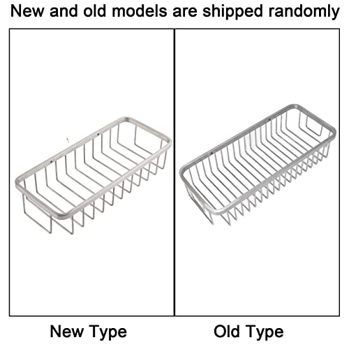 Shower Caddy Corner Shower Basket Sturdy Wall Mounted Bathroom Shelves for Bedroom Balcony Stainless Steel Bathroom Storage Baskets Wall Mounted Shelf Bathroom Supplies Easy to Install,Rack