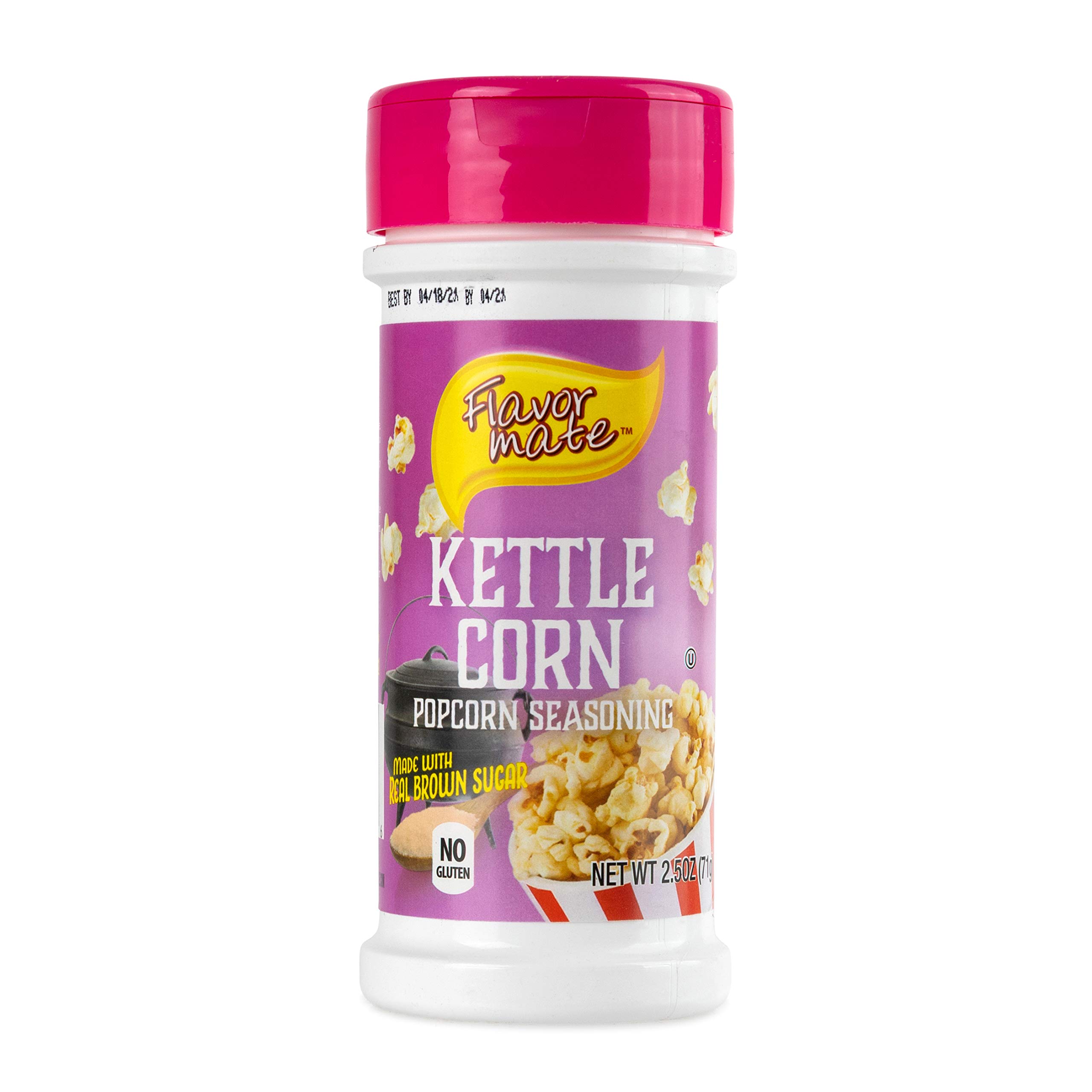 Flavor Mate Popcorn Seasoning 2.5 OZ Variety Pack, 5 Count