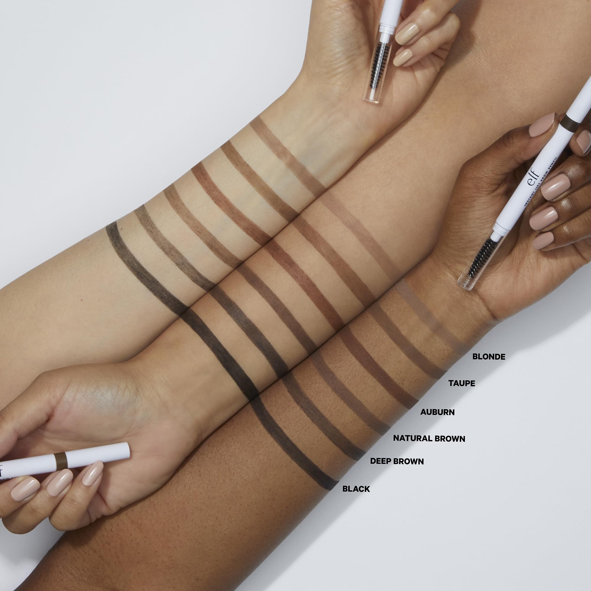 e.l.f. Instant Lift Brow Pencil, Dual-Sided, Precise, Fine Tip, Shapes, Defines, Fills Brows, Contours, Combs, Tames, Blonde, 0.006 Oz