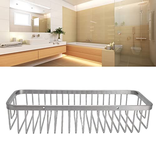 Shower Caddy Corner Shower Basket Sturdy Wall Mounted Bathroom Shelves for Bedroom Balcony Stainless Steel Bathroom Storage Baskets Wall Mounted Shelf Bathroom Supplies Easy to Install,Rack