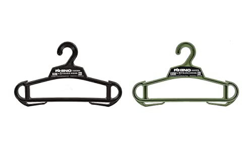 Rhino Hanger Multi Pack Set of 2 Black and Foliage |USA Made