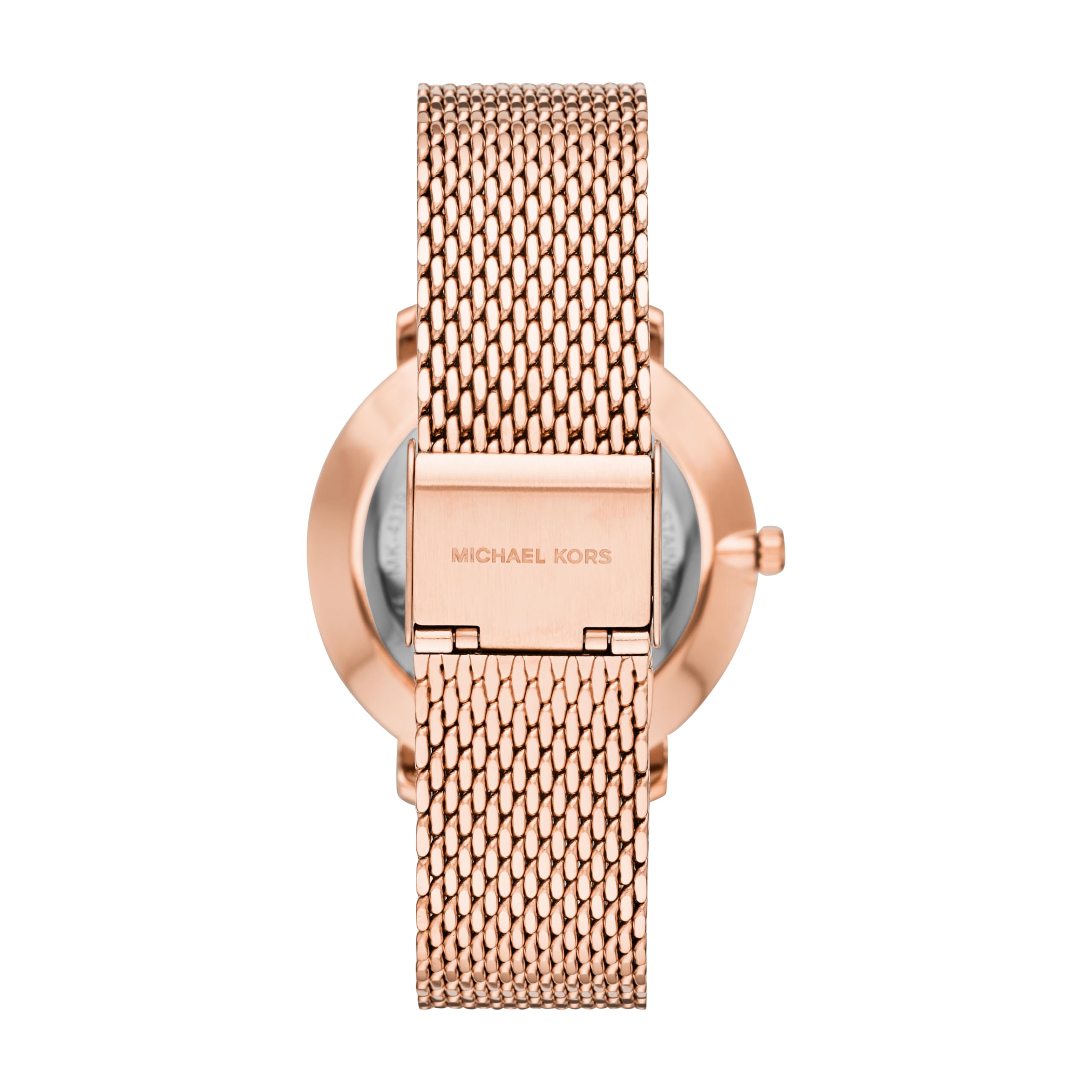 Michael Kors Pyper Three-Hand Rose Gold-Tone Stainless Steel Mesh Women's Watch (Model: MK4340)