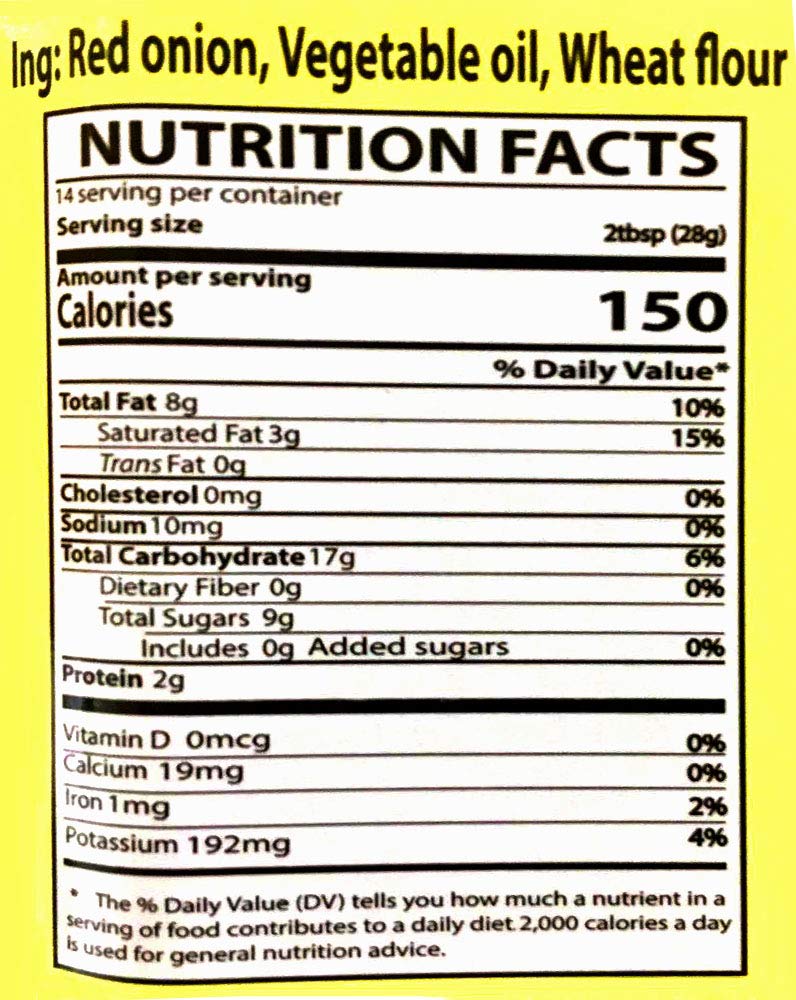 Caravelle Dried Red Onion Flakes 14 oz