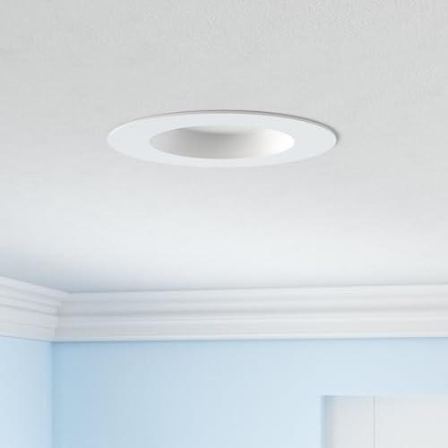Sunco 4 Pack Retrofit LED Recessed Lighting 6 Inch, 3000K Warm White, Dimmable Can Lights, Smooth Trim, 13W=75W, 965LM, Damp Rated - UL Certified