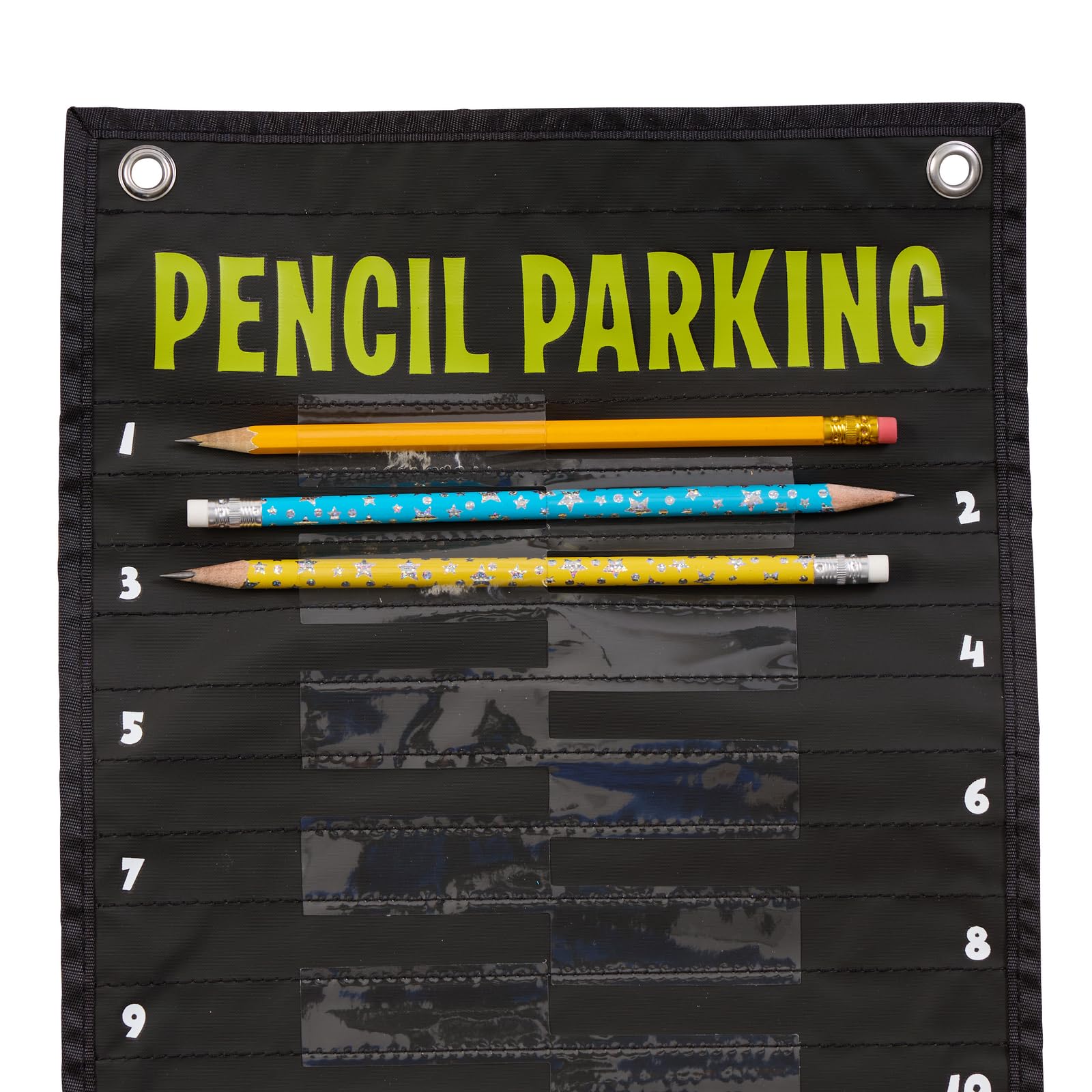 Really Good Stuff Pencil Solution Pocket Chart-Numbered Pencil Dispenser-Hanging Organizer for the Classroom-Storage Supplies for Teachers