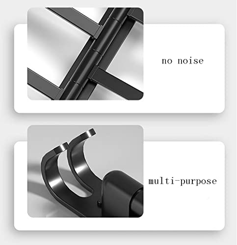Swivel Towel Bar with 4 Arms Towel Rail Rack Holder Organizer Rod Pole Hanger Wall Mounted 180 Degree Rotation for Bathroom Kitchen Bath¡