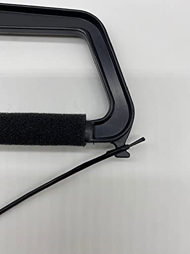 NAHANCO Removable Replacement Rubber Strap for Plastic Pant Hanger Style #7500, Black