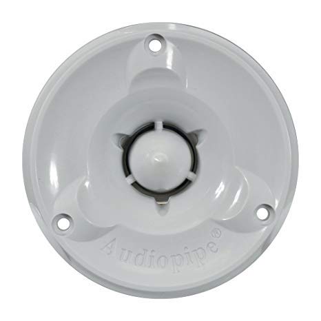 2X Audio Pipe Marine Grade Waterproof Tweeter 600 Watts APSW-3750, White