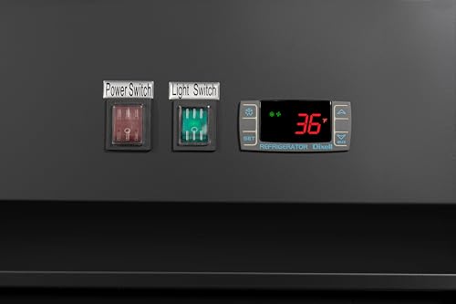 KoolMore - MDR-3GD Koolmore 78 1/4" Commercial Glass 3 Door Display Refrigerator Merchandiser - Upright Beverage Cooler with LED Lighting - 53 Cu. Ft. Black