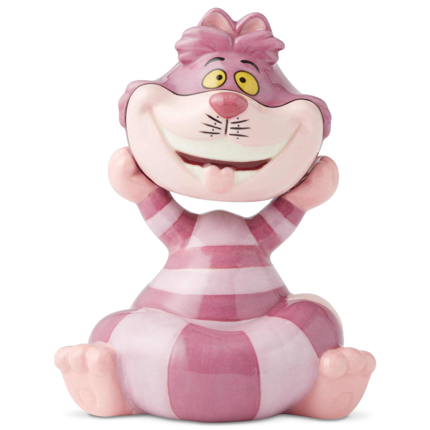 Enesco 6003749 Disney Ceramics Alice in Wonderland Cheshire Cat Salt and Pepper Shakers, 4.5 Inch