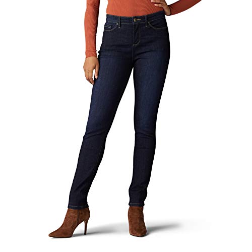Lee Women's Sculpting Slim Fit Skinny Leg Jean, Slumber, 14