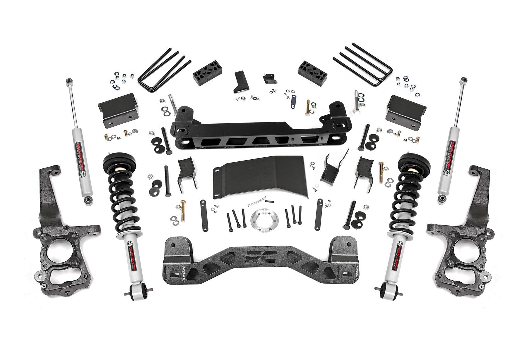 Rough Country 4" Lift Kit w/N3 Struts for 2015-2020 Ford F-150 4WD - 55531