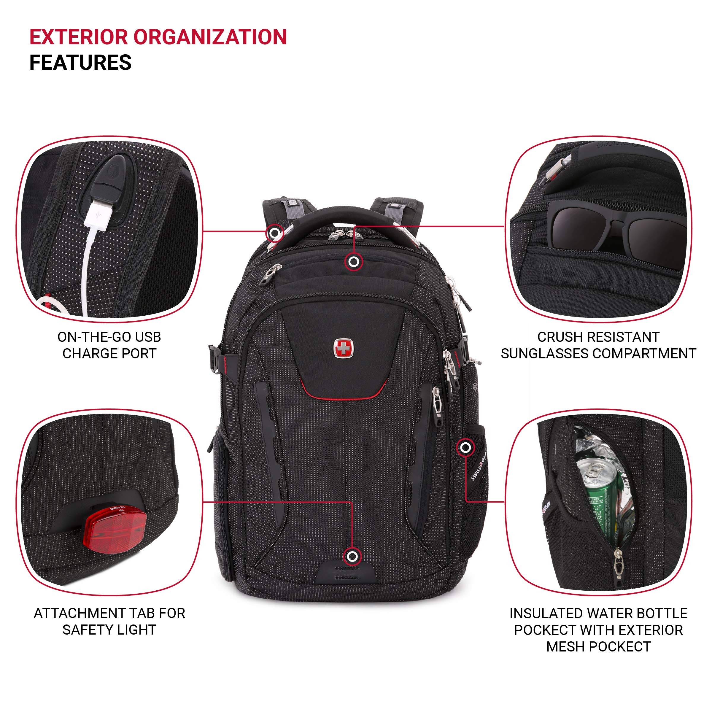 SwissGear Travel Tech Elite, Dark Grey, Large