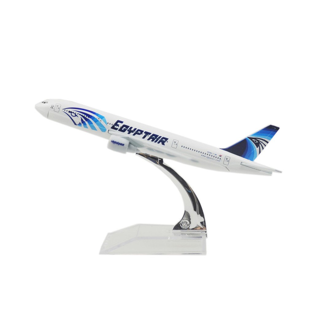 24-Hours 1:400 16CM Egypt Air B777-300 Alloy Metal Model Plane Diecast Airplanes