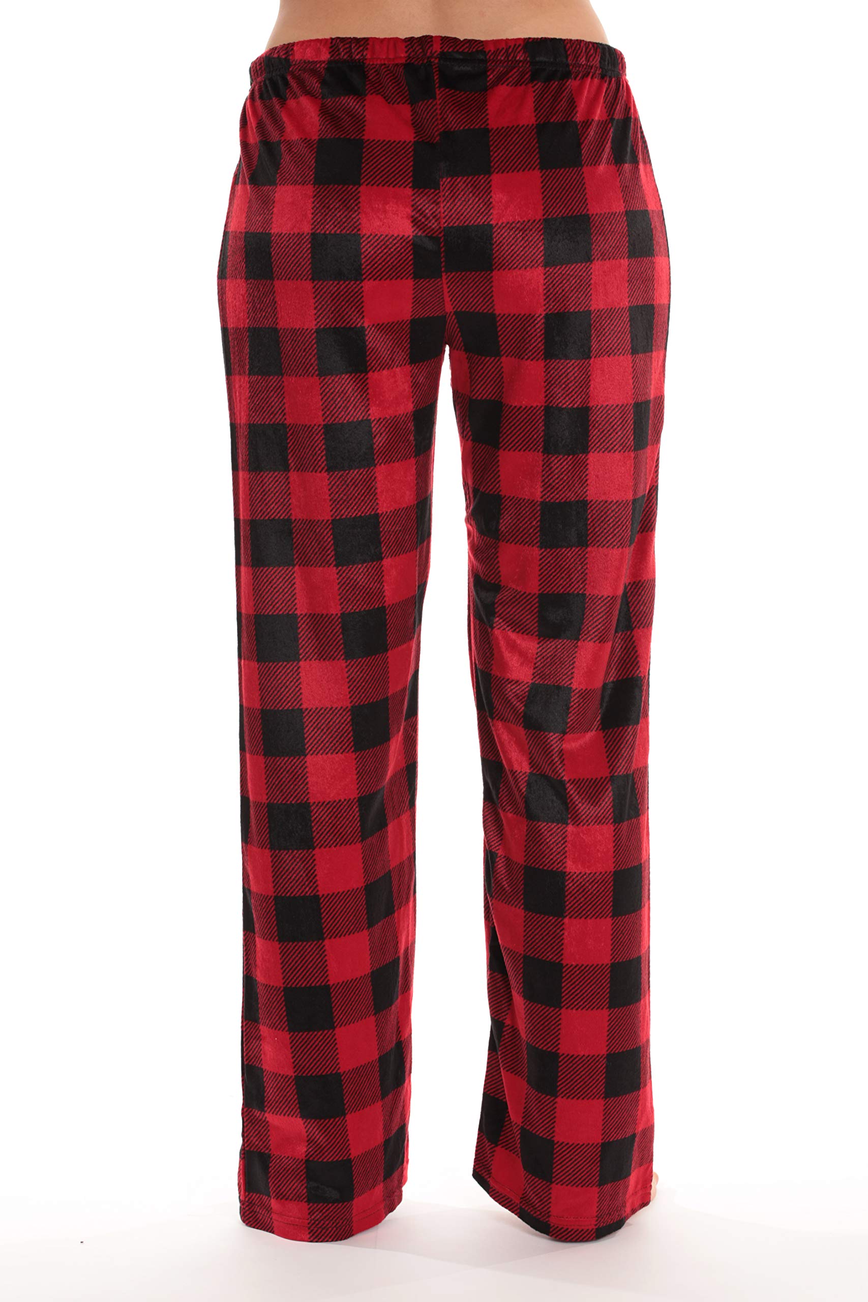 #followme Fleece Pajama Pants for Women Sleepwear PJs 45803-10195-RED-S