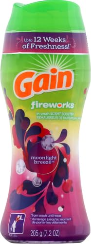 Gain Fireworks In-Wash Scent Booster Beads, Moonlight Breeze, 7.2 oz