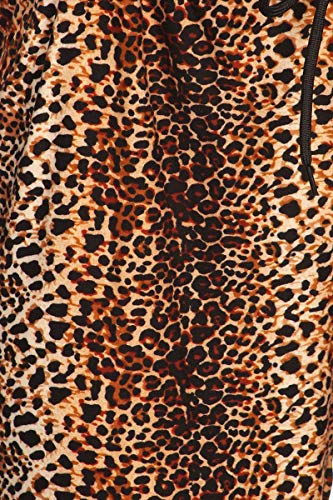 Leggings Depot JGA-S614-S Fierce Print Jogger Track Pants w/Pockets, Small