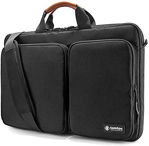 tomtoc 360 Protective Laptop Shoulder Bag for 15 Inch New MacBook Air M3/A3114 M2/A2941 2024-2023, 15 Inch Microsoft Surface Laptop 6/5, Water-Resistant Accessory Case for MacBook Pro A1990 A1707