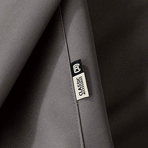 Classic Accessories Ravenna Water-Resistant 58 Inch BBQ Grill Cover and 108 Inch Rectangular/Oval Patio Table & Chair Set Cover Bundle